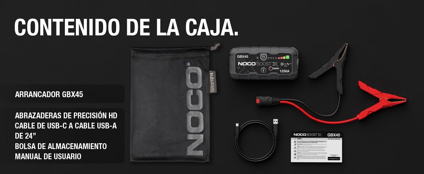 NOCO GBX45: Arrancador Premium con Tecnología UltraSafe